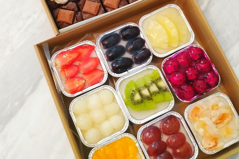 Tren Pudding Susu Buah Lembut